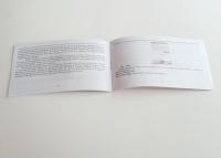 China Custom Paper Electronic User Instruction Manual, Horse Riding Offset C2s Folded Leaflet Printing for sale