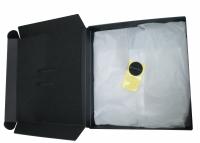 China Luxury Black Corrugated Paper Box, Foldable Duplex Box With Flute Box For Cloth Packaging for sale