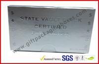 China Free sample Silver Hot Stamping promotion Gift Boxes for memorabilia for sale