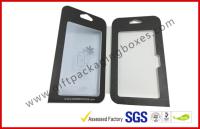 China Customized clear window Card Board Packaging magnet flap box for sale