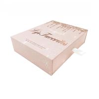China Paperboard Pink Gift Cosmetic Packaging Boxes Lipstick With Drawer for sale