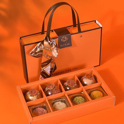 China 300GSM Chocolate Packaging Boxes With Handle Glossy Lamination for sale