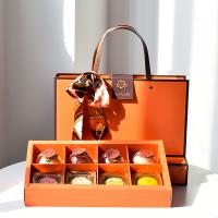 China 300GSM Chocolate Packaging Boxes With Handle Glossy Lamination for sale