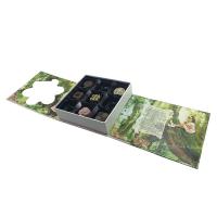 China CMYK Chocolate Packaging Boxes Magnetic Closure With Plastic Inserts Tray And Dividers for sale