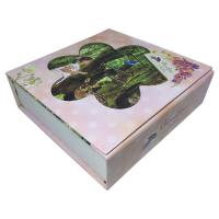 China CMYK Chocolate Packaging Boxes Magnetic Closure With Plastic Inserts Tray And Dividers for sale