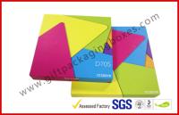China Square Grey Board Rigid Gift Boxes , OEM Offset Printed Gift Packaging Boxes with Lid and Base for sale
