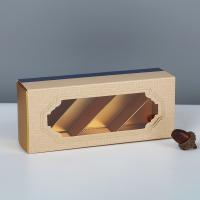 China Custom Cardboard Window Chocolate Paper Packaging Boxes Clear Lid Boxes for Chocolate for sale