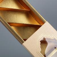 China Custom Cardboard Window Chocolate Paper Packaging Boxes Clear Lid Boxes for Chocolate for sale