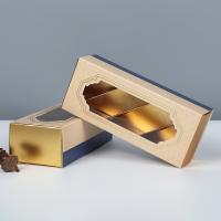 China Custom Cardboard Window Chocolate Paper Packaging Boxes Clear Lid Boxes for Chocolate for sale