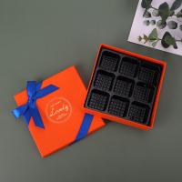 China Luxury Wholesale Paper Candy Gift Box Custom Logo Chocolate Packaging Boxes with Tray for sale