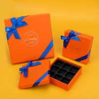 China Luxury Wholesale Paper Candy Gift Box Custom Logo Chocolate Packaging Boxes with Tray for sale
