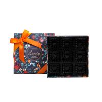 China Luxury Wholesale Paper Candy Gift Box Custom Logo Chocolate Packaging Boxes with Tray for sale