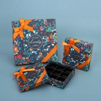 China Luxury Wholesale Paper Candy Gift Box Custom Logo Chocolate Packaging Boxes with Tray for sale