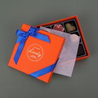 China Luxury Wholesale Paper Candy Gift Box Custom Logo Chocolate Packaging Boxes with Tray for sale