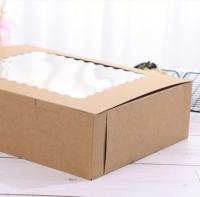 China Bestyle Factory Price Wholesale Custom Printed Paperboard Clear Window Paper Cake Box Packaging for sale