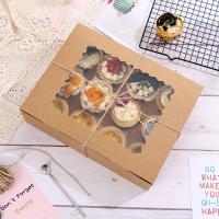 China Bestyle Factory Price Wholesale Custom Printed Paperboard Clear Window Paper Cake Box Packaging for sale