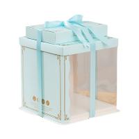 China Bestyle Custom Printed Cake Packaging Box Papercard With Clear View for sale