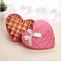 China Luxury Heart Shaped Boxes Chocolate Explosion Gift Box With Dividers for sale