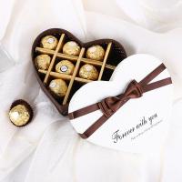 China Luxury Heart Shaped Boxes Chocolate Explosion Gift Box With Dividers for sale