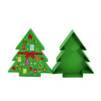 China Bestyle Custom Christmas Chocolate Candy Box Luxury Rigid Cardboard Tree Shape for sale
