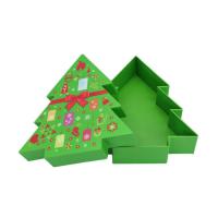 China Bestyle Custom Christmas Chocolate Candy Box Luxury Rigid Cardboard Tree Shape for sale