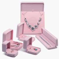 China Bestyle Custom Logo Printed Luxury Jewelry Packaging Box CMYK Color With Velvet Insert for sale