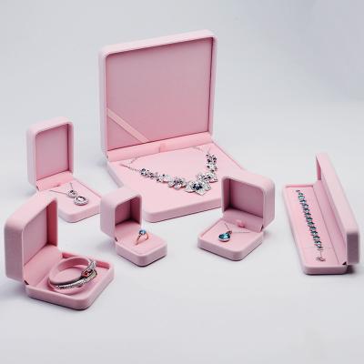 China Bestyle Custom Logo Printed Luxury Jewelry Packaging Box CMYK Color With Velvet Insert for sale