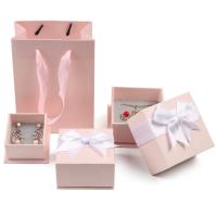 China Soft Velvet Tray Jewelry Packaging Box Custom Design Rigid Paper Board for sale