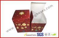 China Foldable Corrugated Tin Package , Pop Up Decorative Christmas Gift Boxes With Lids for sale