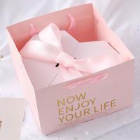China Ins Qixi Valentine'S Gift Box Bow Flower Box Lipstick Perfume Birthday Gift Box for sale
