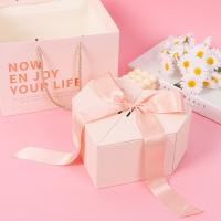 China Ins Qixi Valentine'S Gift Box Bow Flower Box Lipstick Perfume Birthday Gift Box for sale