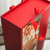 China New Year Red Wine Gift Box Double Universal Zodiac Lafite Double Gift Box for sale