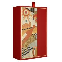 China New Year Red Wine Gift Box Double Universal Zodiac Lafite Double Gift Box for sale