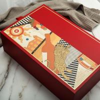 China New Year Red Wine Gift Box Double Universal Zodiac Lafite Double Gift Box for sale