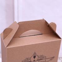 China Kraft Paper Double Wine Bottle Gift Boxes Portable CMYK 4 Color Offset Printing for sale