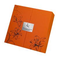 China Orange Double Fold Luxury Gift Boxes Bird'S Nest Packaging Half Kilogram Empty Box for sale