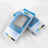 China Digital Electronic Product Box Data Cable Charging Head 2in1 Window Opening Transparent for sale