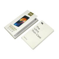 China Mobile Phone Toughened Film Electronics Packaging Box Book Flip Color Box for sale