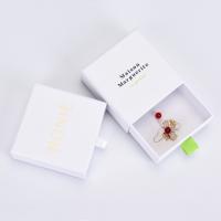 China Jewelry Bracelet Drawer Box Necklace Earring Packing Pull Out Paper Box for sale