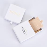 China Jewelry Bracelet Drawer Box Necklace Earring Packing Pull Out Paper Box for sale