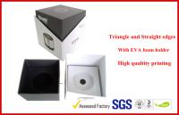 China Rigid Mini Bluetooth Speaker Electronics Packaging , Hot Stamping Coated Paper Packaging With EVA Foam for sale