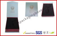 China High Definition PMS Color Printed Hot Stamping Electronics Packaging With Soft Velvet PS Tray for sale