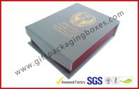 China High Definition PMS Color Printed Hot Stamping Electronics Packaging With Soft Velvet PS Tray for sale