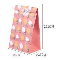 China Custom gift bag Valentine's Day birthday gift bag Kraft paper bag Birthday gift packaging bag Storage paper bag for sale