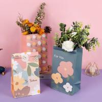 China Custom gift bag Valentine's Day birthday gift bag Kraft paper bag Birthday gift packaging bag Storage paper bag for sale