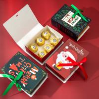 China Custom Christmas Candy Box Paperboard Creative Magic Book Decorative Empty for sale