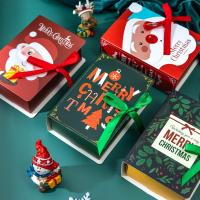 China Custom Christmas Candy Box Paperboard Creative Magic Book Decorative Empty for sale