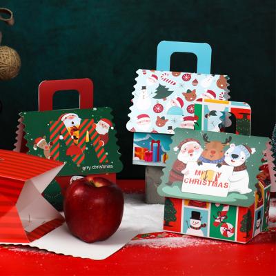 China Apple Gift Packaging Boxes Christmas Eve Gift Box 4C Offset Printing for sale