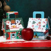 China Apple Gift Packaging Boxes Christmas Eve Gift Box 4C Offset Printing for sale