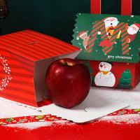 China Apple Gift Packaging Boxes Christmas Eve Gift Box 4C Offset Printing for sale